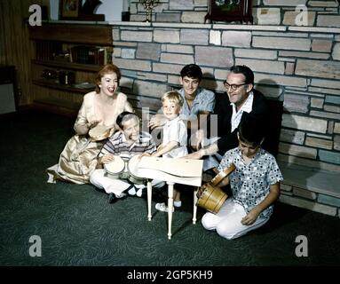 Steve Allen and wife Jayne Meadows with their children (l to r) David ...