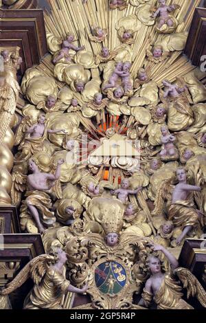God's All-Seeing Eye, altar of the Holy Cross in the Church of the ...