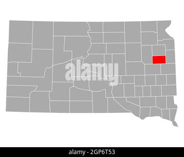 Map of Hamlin County, South Dakota - compiled and drawn from a special ...