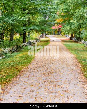 Historic Battle Road Trail in Minute Man National Historical Park ...