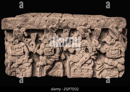 Copan mayan ruins, Honduras - the original Stele A in the Copan Museum ...