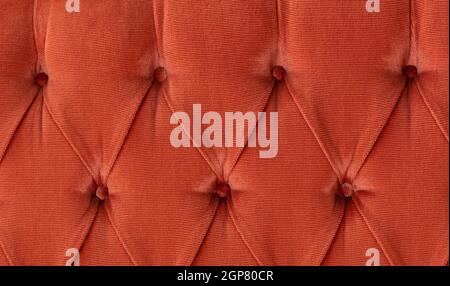 Pink capitone textile background, retro Chesterfield style checkered ...