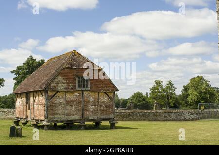 Midhurst Castle Cowdray Park, Tudor nobleman's mansion Stock Photo - Alamy