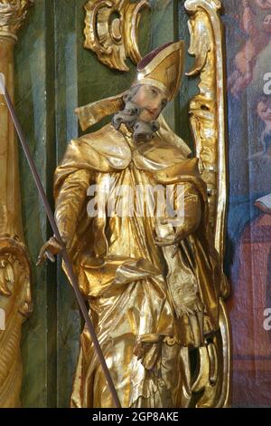 saint-martin and saint-vincent church in château-thébaud (france Stock ...