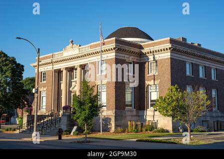 Streator, Illinois, USA - September 16th 2021 - The Streator public ...