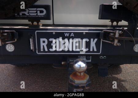Number plate Western Australia, Australia Stock Photo - Alamy