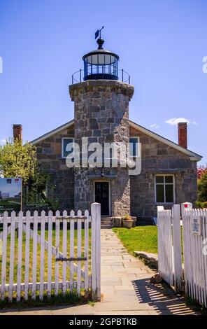 The Stonington Lighthouse Museum, Stonington, Connecticut Stock Photo ...
