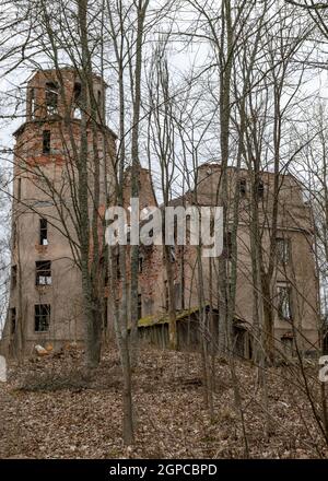 Grand Veckarku Castle, from which the remains of the castle with a ...