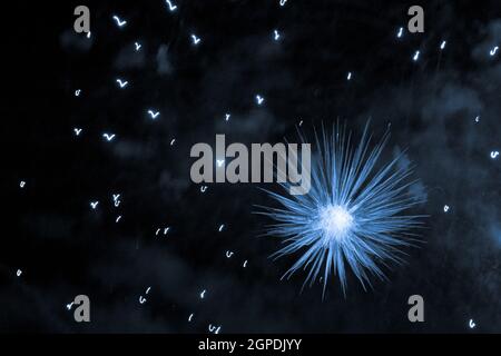 Scientific artificial scene in microcosm or macrocosm show e.g ...