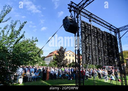 St. Wenceslas, Stara Boleslav. 28th Sep, 2021. Cardinal Dominik Duka ...