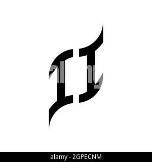 IS Monogram geometric shape style template. Monogram initial design ...