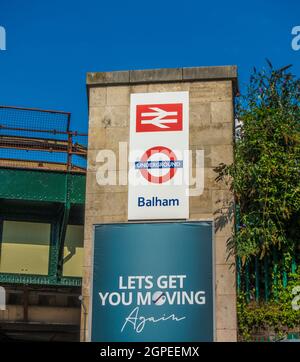 London Underground Tube Station: Balham Stock Photo - Alamy