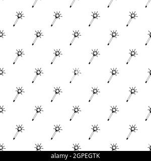 Magic wand seamless pattern. Magic background . Repeated texture in ...