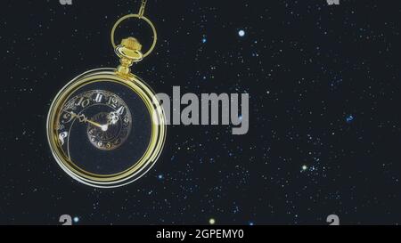 Pendulum of pocket watch Stock Photo - Alamy