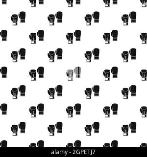 Boxing gloves hanging seamless pattern. Vintage sport inventory ...