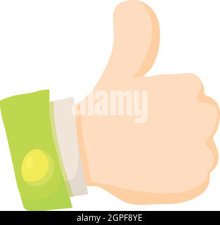 Thumbs up icon, cartoon style Stock Vector Image & Art - Alamy