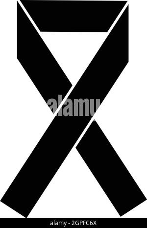 Award ribbon icon. Simple illustration of award ribbon vector icon for ...