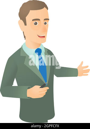 Presenter icon, cartoon style Stock Vector Image & Art - Alamy