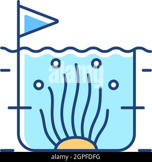 Algae RGB color icon Stock Vector Image & Art - Alamy