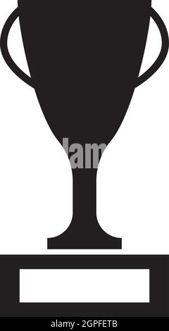 Illustration of a simple winning trophy Stock Vector Image & Art - Alamy