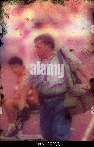 Legendary sports photographer Neil Leifer during a book signing at the ...