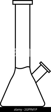 Smoking Bong Icon Vector Outline Illustration Stock Vector Image & Art ...