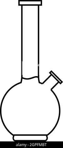 Smoking Bong Icon Vector Outline Illustration Stock Vector Image & Art ...