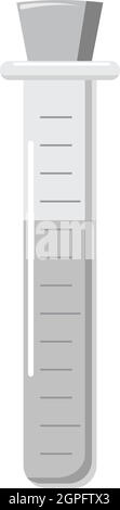 Test tube icon, gray monochrome style Stock Vector Image & Art - Alamy
