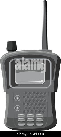 Cartoon transmitter receiver vector illustration on white background ...