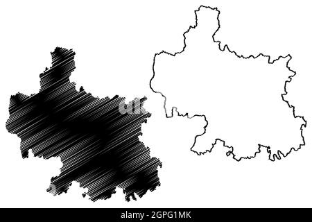 Gumla district (Jharkhand State, Republic of India, South Chotanagpur ...