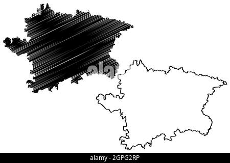 Gulbarga district (Karnataka State, Republic of India, Gulbarga ...
