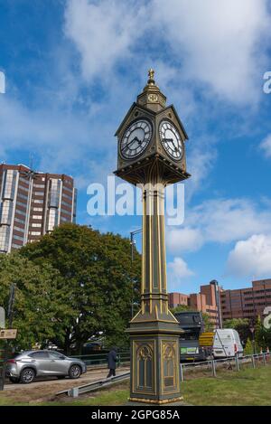Five Ways Roundabout Stock Photo - Alamy