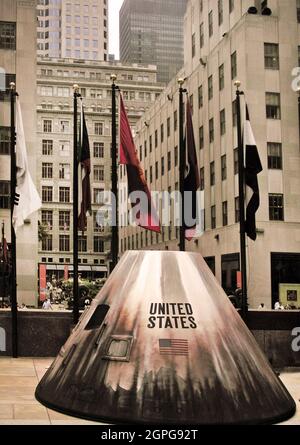 This exhibit at Rockefeller Plaza in New York City, created by the ...