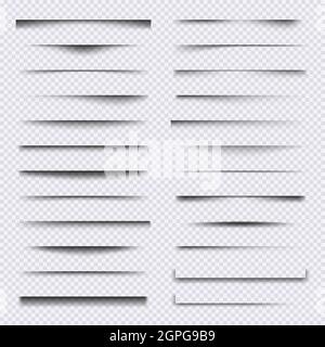 Shadow overlay effect. Soft realistic shadow. Vector Stock Vector Image & Art - Alamy