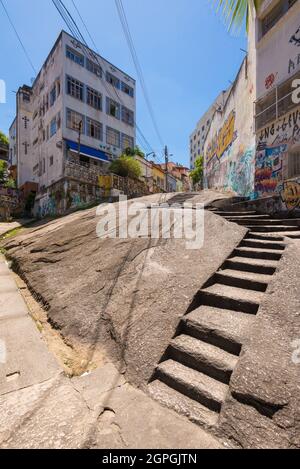 Pedra do Sal ( "Rock of Salt" ), a historical and religious site in Rio ...