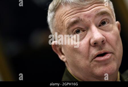 U.S. Marine Corps Gen. Kenneth F. McKenzie, Jr., the commander of U.S ...