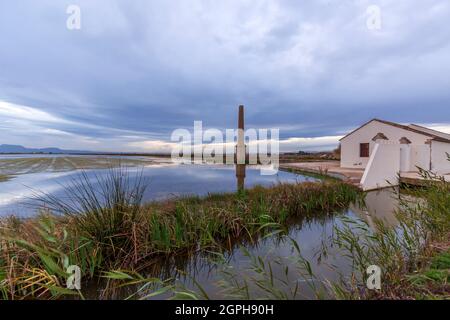 La Albufera at dusk. Valencia, Spain Stock Photo - Alamy
