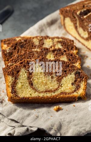 Homemade Marble Cake Stock Photo - Alamy