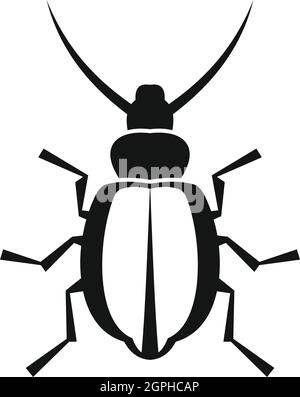 Beetle icon, simple style Stock Vector Image & Art - Alamy