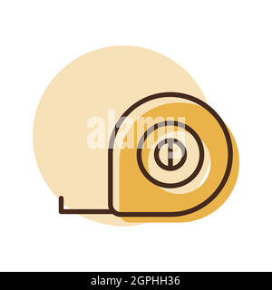 Tape measure icon. Meter design. Vector graphic Stock Vector Image ...