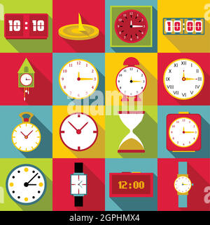 Infinity symbol flat white icons in square backgrounds. 6 bonus icons ...