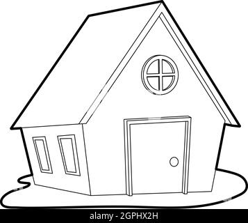 Ranch house icon. Outline Ranch house vector icon for web design ...