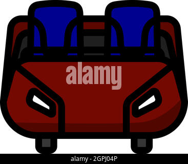 Roller Coaster Cart Icon Stock Vector Image & Art - Alamy