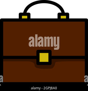 Suitcase money icon. Simple illustration of suitcase money vector icons ...