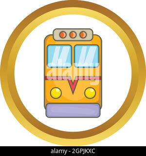 Metro Train Subway Express Intercity Cartoon Vector Illustration Stock ...