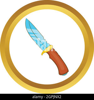 Icon Of Hunting Knife Stock Vector Image & Art - Alamy