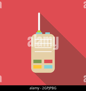 Radio taxi icon, flat style Stock Vector Image & Art - Alamy