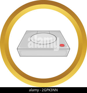 Game console vector icon isolated on transparent background, Game ...