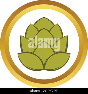 Hop cone icon, cartoon style Stock Vector Image & Art - Alamy