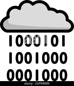 Cloud Data Stream Icon Stock Vector Image & Art - Alamy